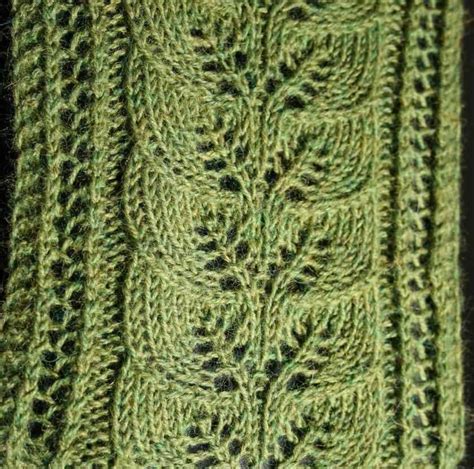 Delicate Leaf Knit Pattern Adding A Touch Of Nature To Your Knitting Projects