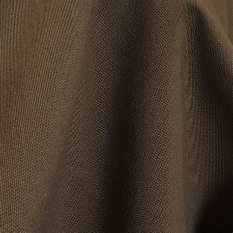 Brown Solid Upholstery Fabric By The Yard Heavy Weight Recycled Cotton
