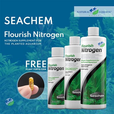 Seachem Flourish Nitrogen 100ml 250ml 500ml Nitrogen Supplement For