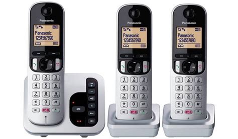 Buy Panasonic Kxtgc263es Cordless Phone W Answer Machine Triple