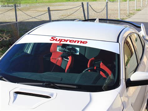 2017 2022 Honda Civic Si Type R Windshield Banner Tfb Designs