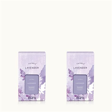 Lavender Pura Diffuser Refill 2 Pack Bundle Thymes