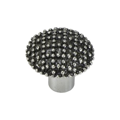 Carpe Diem Hardware Americana Cross Hatch Beaded Knob In Chalice Wayfair