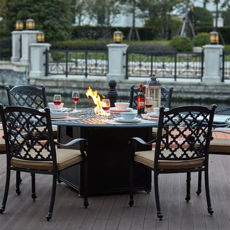 High Top Fire Pit Table And Chairs At David Starr Blog