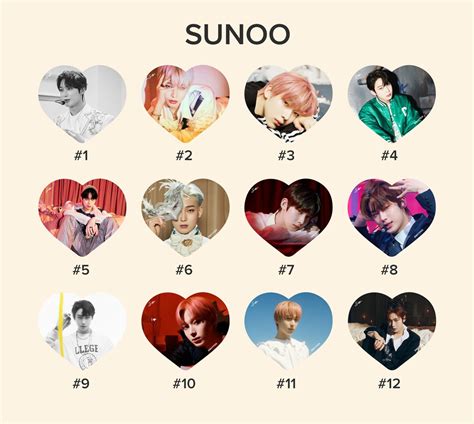 Enhypen Sunoo Photo Kpop Picket Fan With Ruffles Etsy