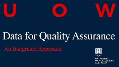 Pdf Data For Quality Assurance Why Is Data For Qa Important • Data Driven Decision Making