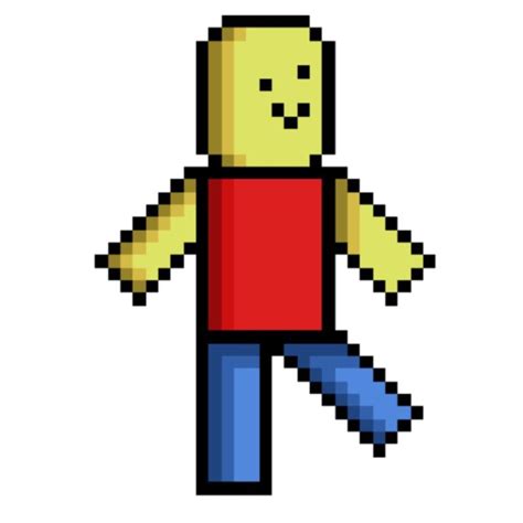 Pixel Art Roblox Modèle Coloriage Facile Dessin à Imprimer