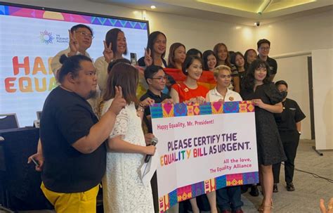 Marcos Urged To Certify Sogie Bill As Urgent