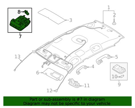 2021 2022 Kia Seltos Map Lamp Assembly 92800 Q5090bga Quirkparts