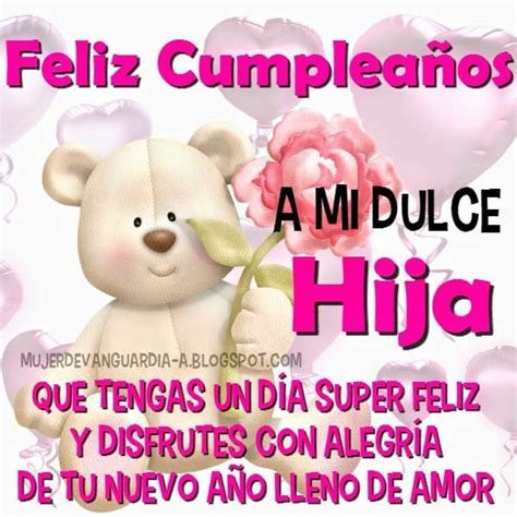 Postales Para Mi Hija En El Día De Su Cumpleaños Cumpleaños Club