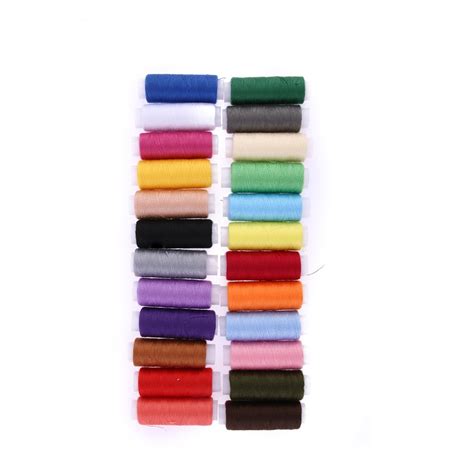 Polyester Sewing Threads 24 Colors 250 Yards Embro Vicedeal