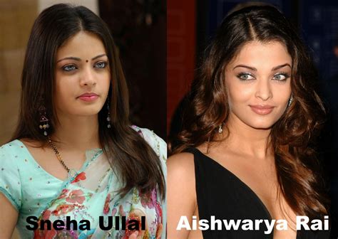 Sneha Ullal And Aishwarya Aishwarya Rai And Sneha Ullal Looks Alike
