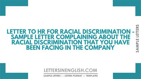 Letter Of Harassment In Workplace Complaint Letter Against Harassment