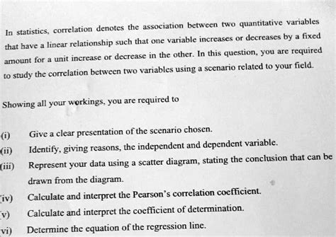 In Statistics Correlation Denotes The Association Between Two