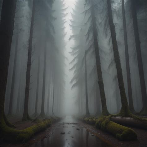 Premium Photo Eerie Forest