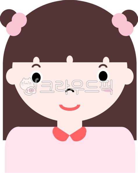 여자아이 여자 누나 언니 동생 사진이미지일러스트캘리그라피 Gus Nine작가
