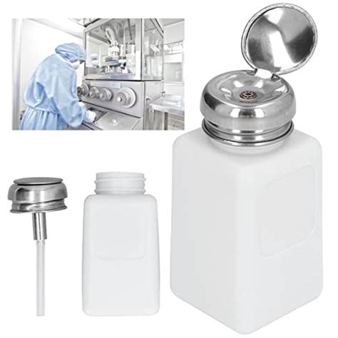 200ml Press Type Solvent Dispenserwith Stainless Steel Lidbackflow