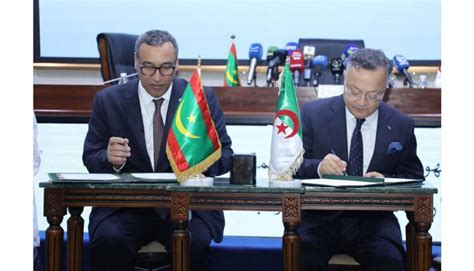 Mauritania Algeria Signing Of The Agreement On The Executive Program For Joint Cooperation In