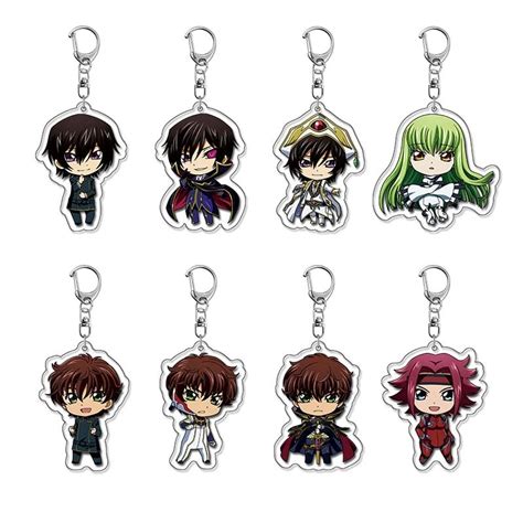 Anime Code Geass Lelouch Of The Rebellion Acrylic Keychain Jewelry T