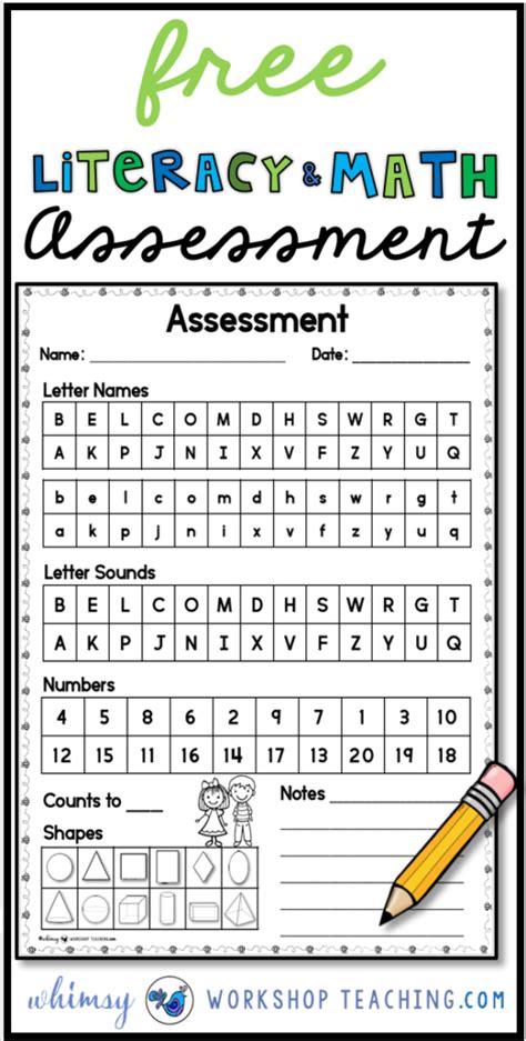 K Pre Assessment Artofit