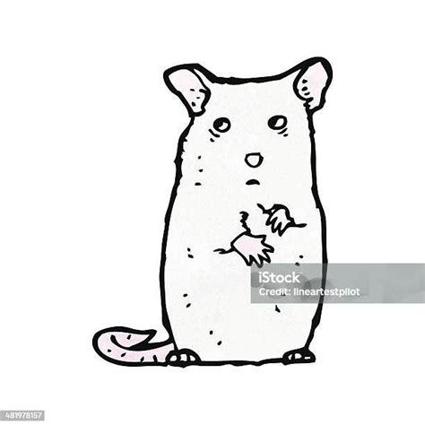 Kartun Mouse Putih Ilustrasi Stok Unduh Gambar Sekarang Aneh