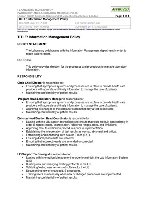 Lis Protocol Pdf Quality Assurance Audit