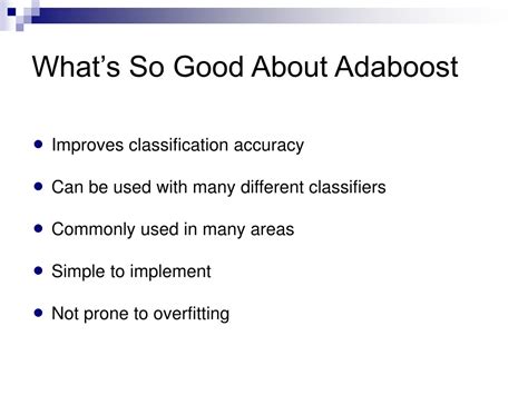 Ppt Adaboost Algorithm For Improved Classification Accuracy