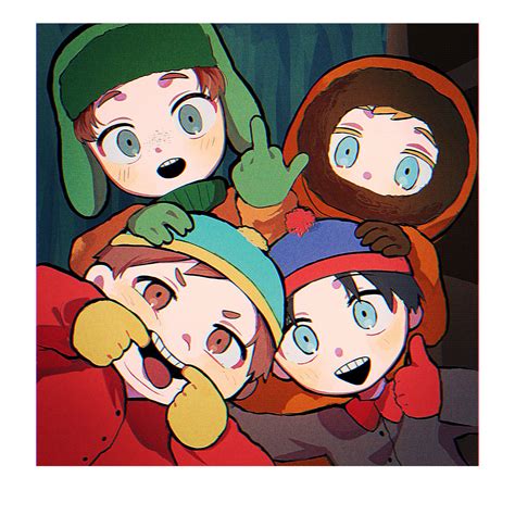 Stan Marsh Kenny Mccormick Kyle Broflovski And Eric Cartman South