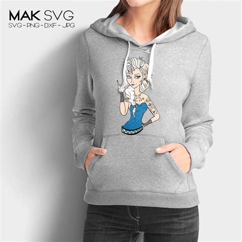 Elsa Punk Svg Frozen Svg Elsa Svg Frozen Cut File Frozen Cricut