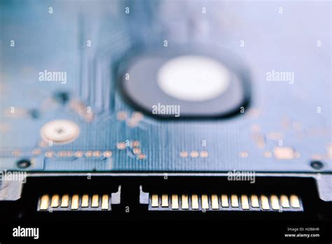 Disc Drive SATA Interface Connection Close Up Stock Photo Alamy