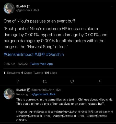 Uncle Lu On Previously Revealed Info Concerning Nilous Kit Rgenshin