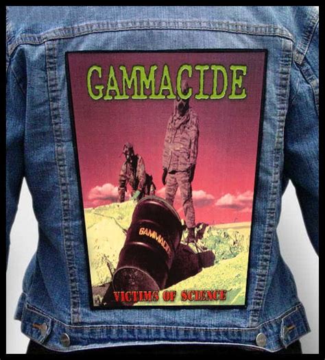 Gammacide Victims Of Science Photo Quality Printed Back Patch King