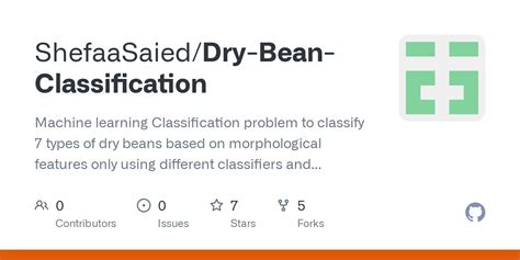 Dry Bean Classification Dry Bean Classification Ipynb At Main · Shefaasaied Dry Bean