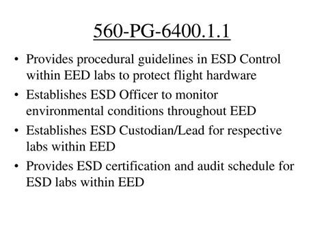 Ppt Esd Control Overview Powerpoint Presentation Free Download Id