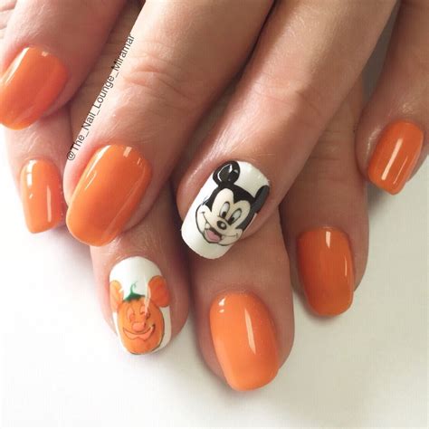 Mickey Mouse Halloween Nails Barbara R Halloween
