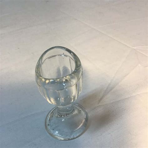 Vintage Clear Glass Eye Baths