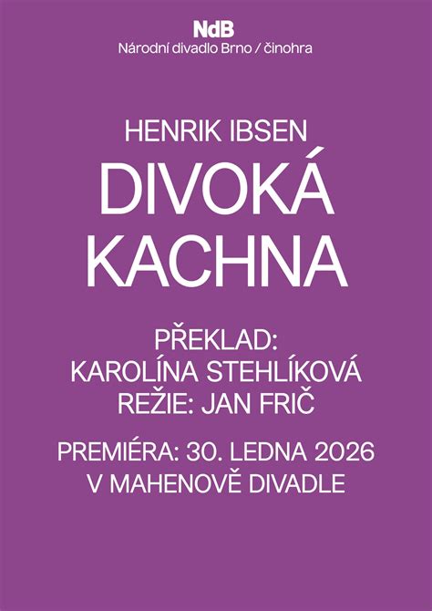 Divoká Kachna Národní Divadlo Brno