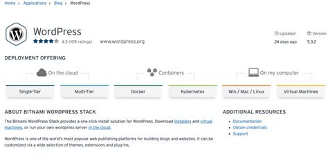 bitnami instalação fácil do wordpress e outro software