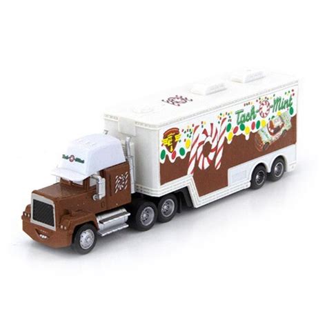 Set Of 2 Disney Pixar Cars No 101 Tach O Mint Hauler Truck Alloy Model