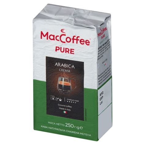 MacCoffee Pure Arabica Crema Kawa palona mielona naturalna 250 g ...