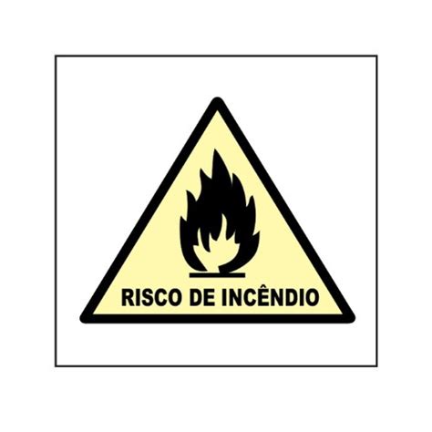 Placa De Sinalização A2 Risco De Incêndio Ref 1290 Triamom
