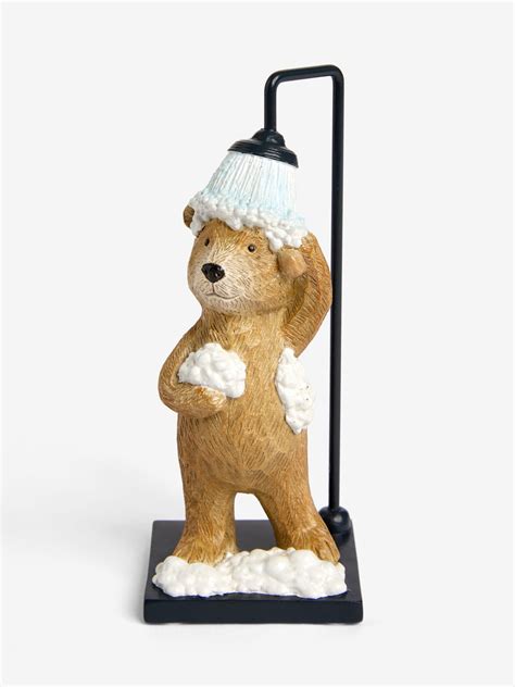 Buy Natural Bertie Bear Shower Bathroom Ornament From The Next Uk