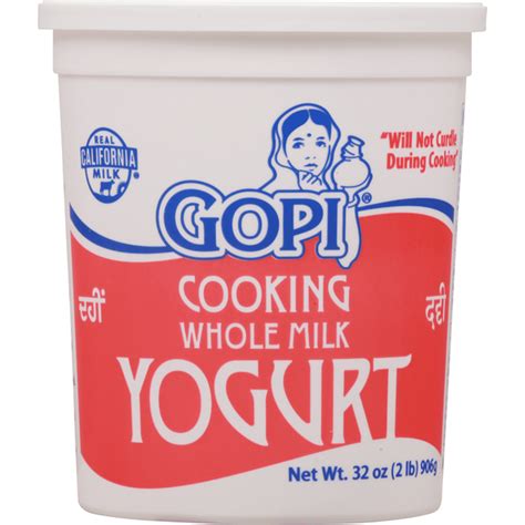 Gopi Yogurt Whole Milk Cooking 32 Oz Delivery Or Pickup Near Me