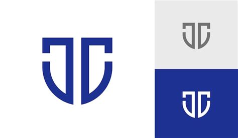 Premium Vector Letter Jc Initial Emblem Logo Design