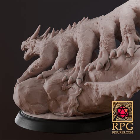 3d Printable Dandd Monsters Behir By Rpg Figures