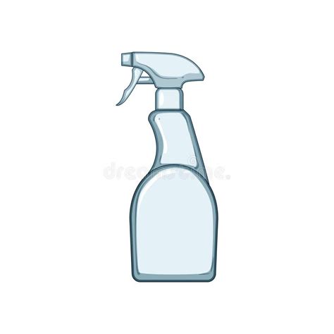 Refillable Spray Bottle Cartoon Vector Illustration Stock Illustration