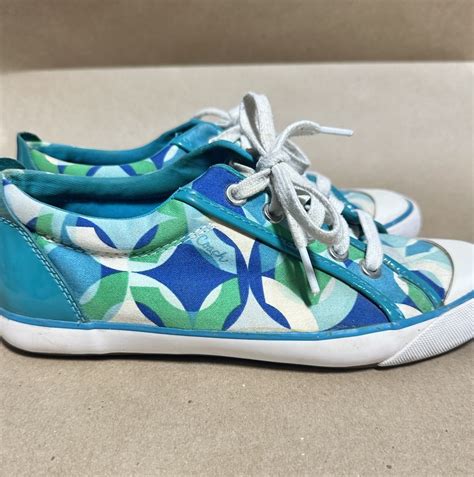 Coach Leatherware Teal Barrett Tennis Shoessneakers Gem