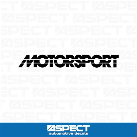 Ford Motorsport Decal Premium Ford Sticker