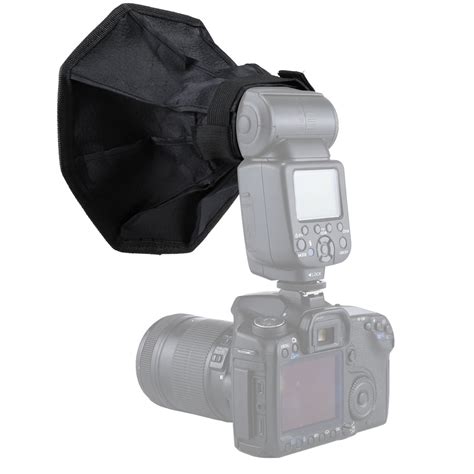 Soft Flash Light Diffuser Softbox Compact Foldable Black Color For