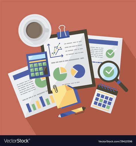 Audit Icon Group Royalty Free Vector Image Vectorstock